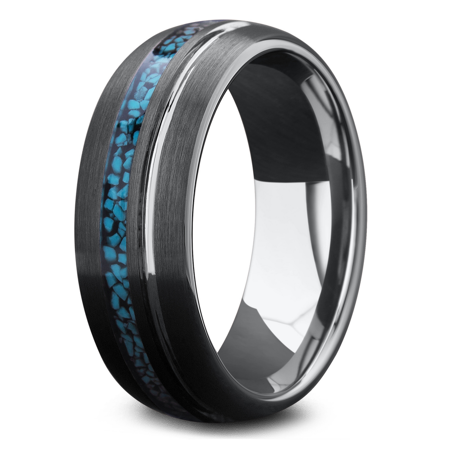 Men's Turquoise Wedding Band – Northern Royal, LLC