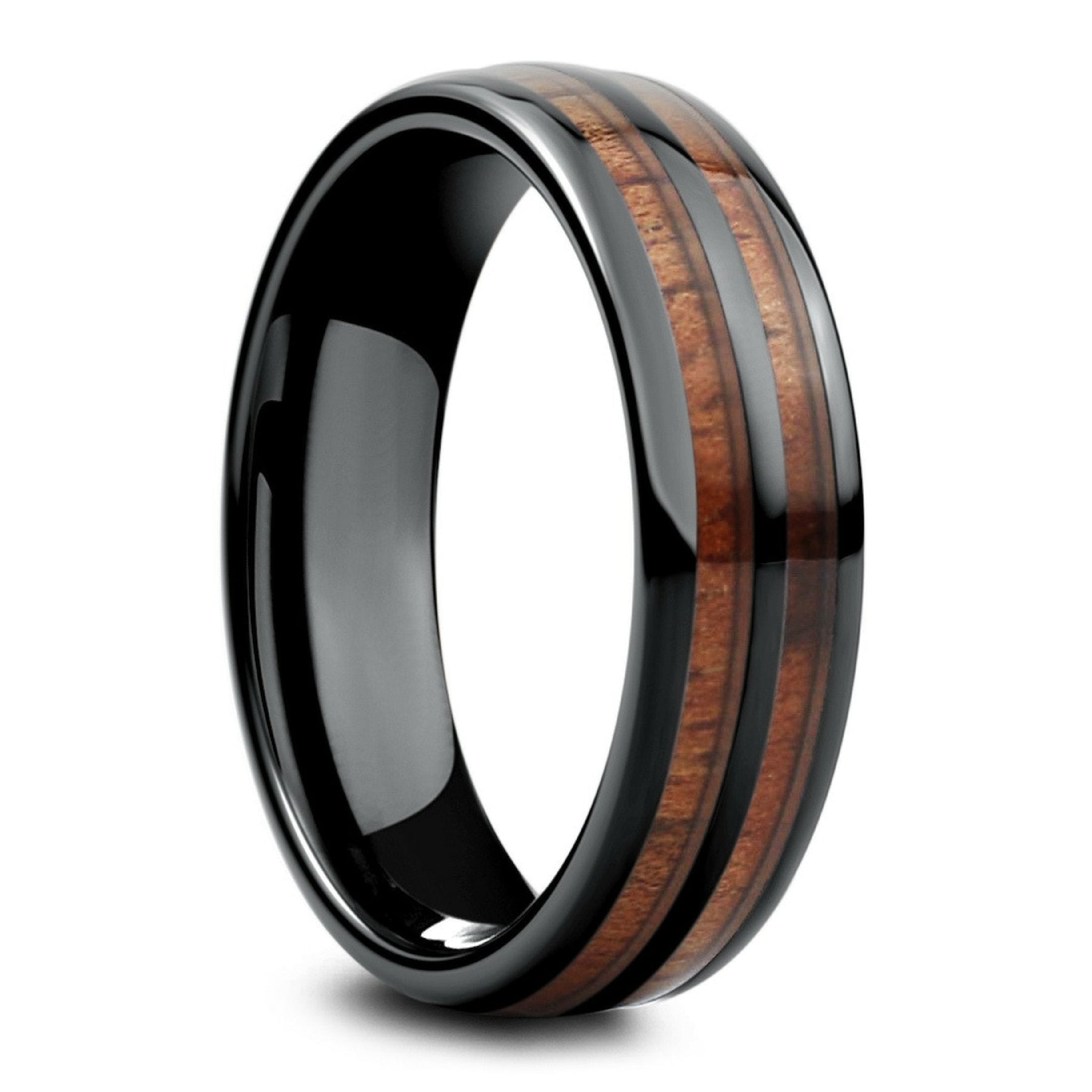 Men's Wooden Barrel Ring (6mm Width) | The Whiskey Barrel Ring ...